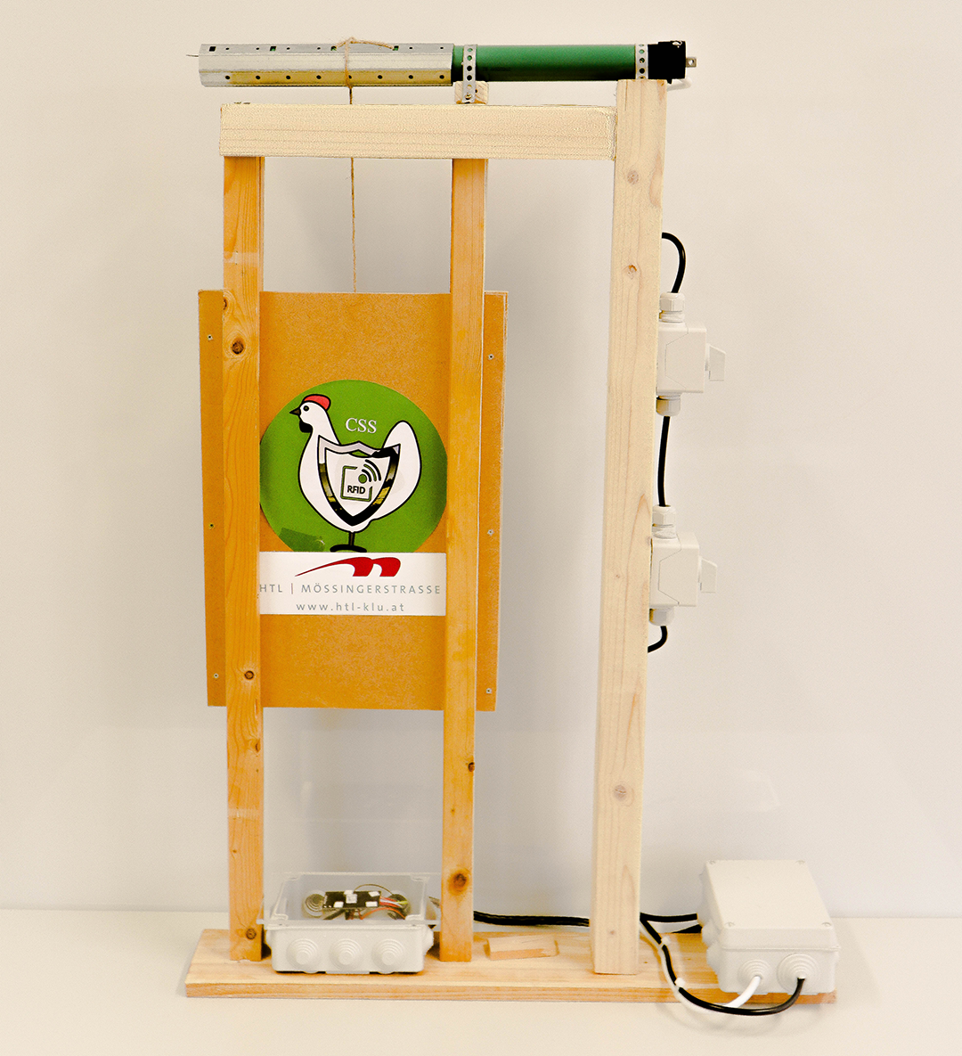 Projekthomepage des Chickens Security Systems